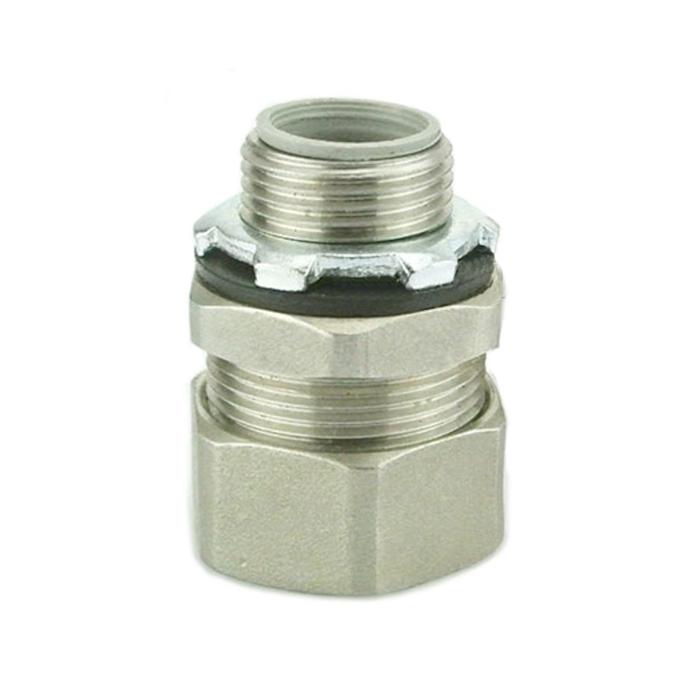 Flexible Stainless Steel 316 Conduit Fitting Straight 1" Male Thread ...