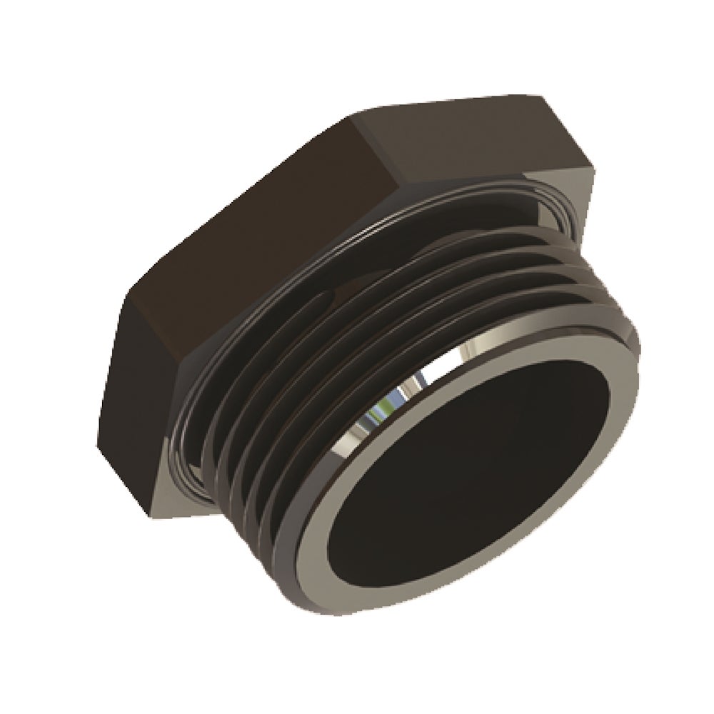 Hazardous Nylon Plug M12 Thread Length 14mm With Locknut & Silicone ...