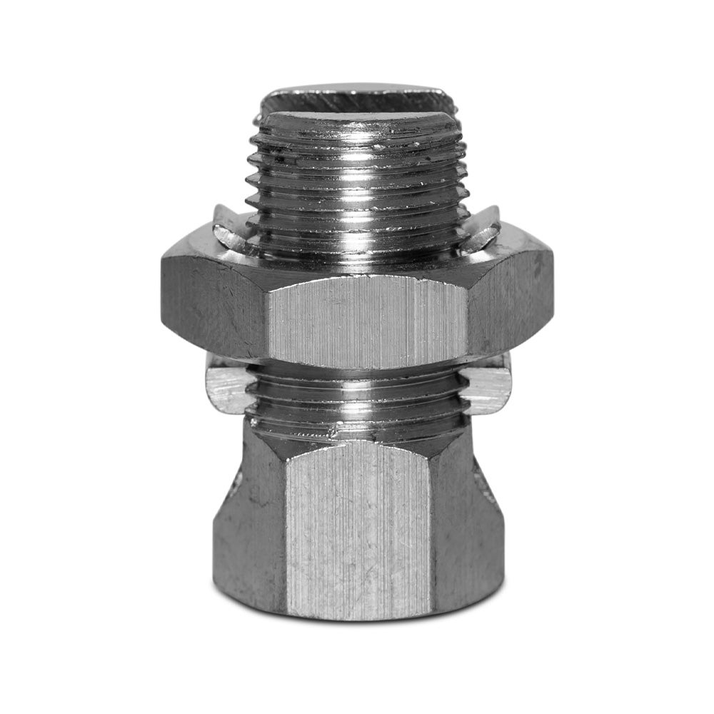 Brass Line Tap Nickle Plated Maximum 2x 35mm² Cable | Alco