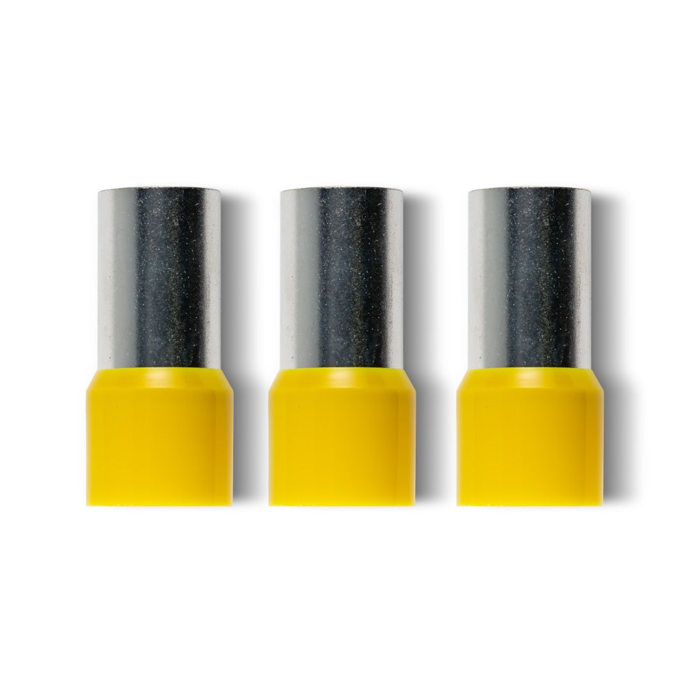 Bootlace Terminal Pre-Insulated Yellow 70mm² Length 21mm 7 Pack | Alco
