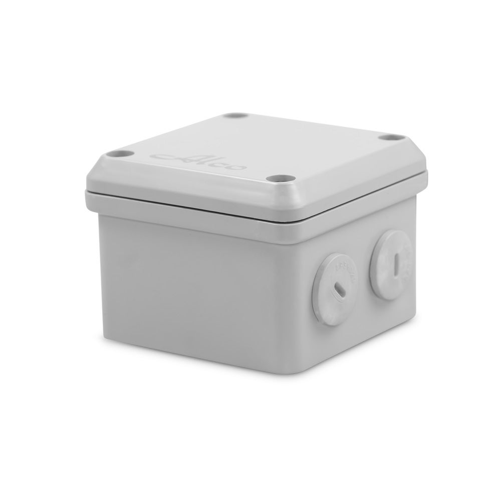 Ezibox Junction Box Weatherproof IP56 PVC Enclosure 85x85x62mm Grey | Alco