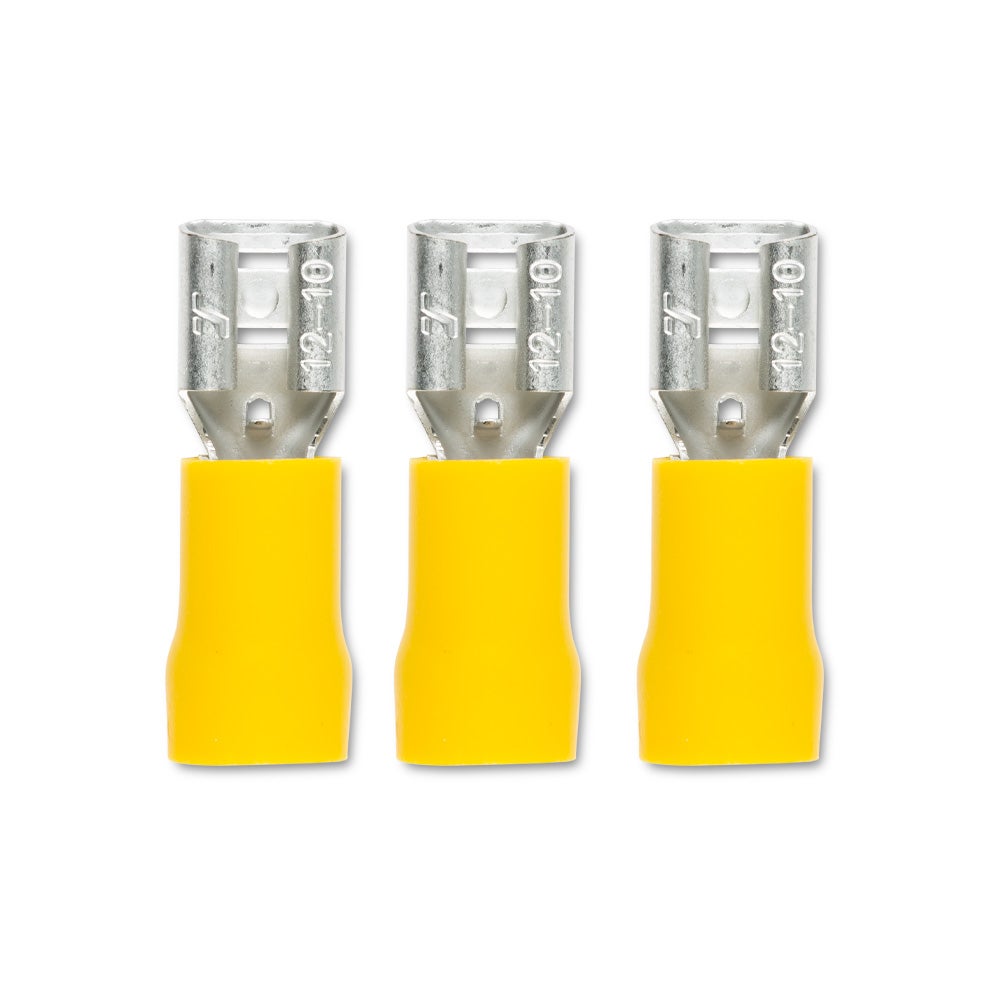 Crimp Terminal Quick Disconnect Insulated 4-6mm² Width 6.3mm Yellow | Alco