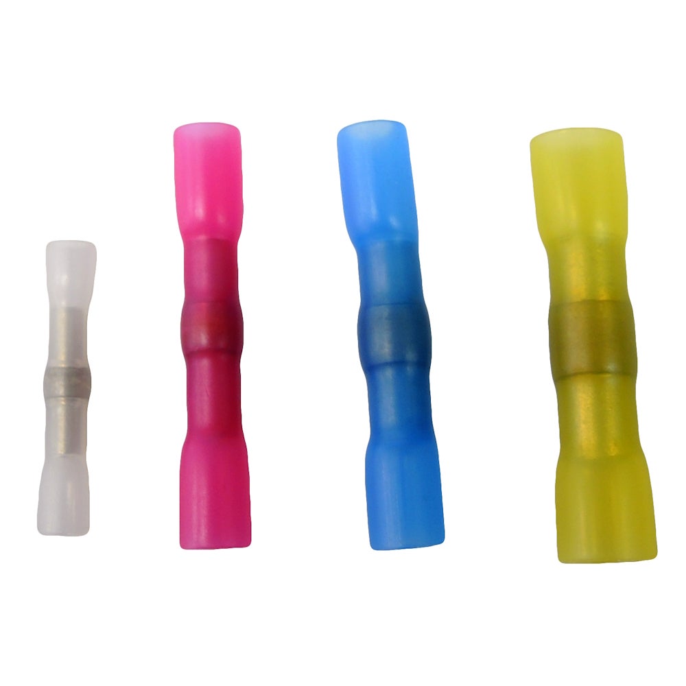 Heatshrink Solder Crimp Splice Terminal Glue Lined 1.5-2.5MM² Blue 50 ...