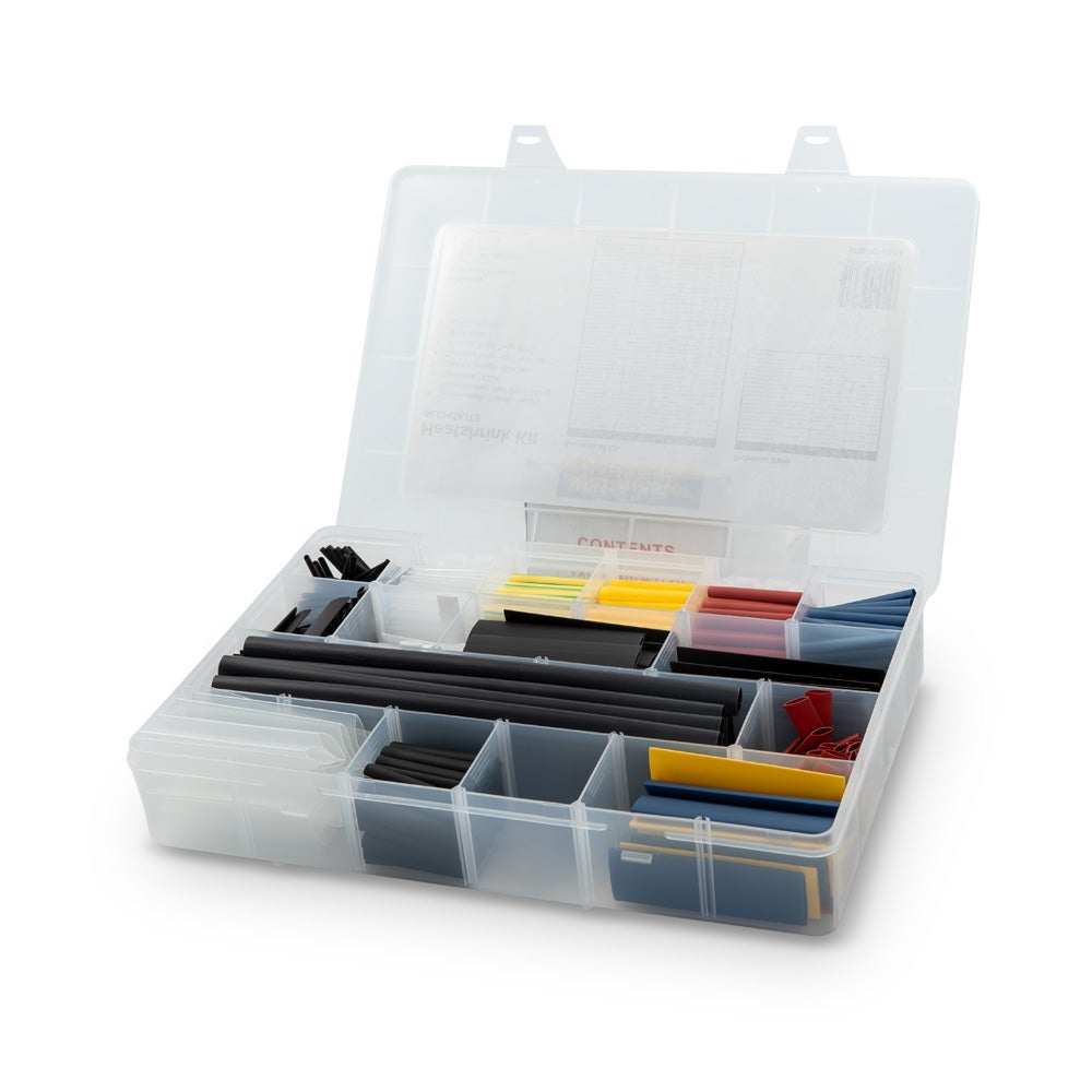 Heatshrink Kit Multi Purpose Thin/Medium Wall 2.5-25mm 593 Pieces | Alco