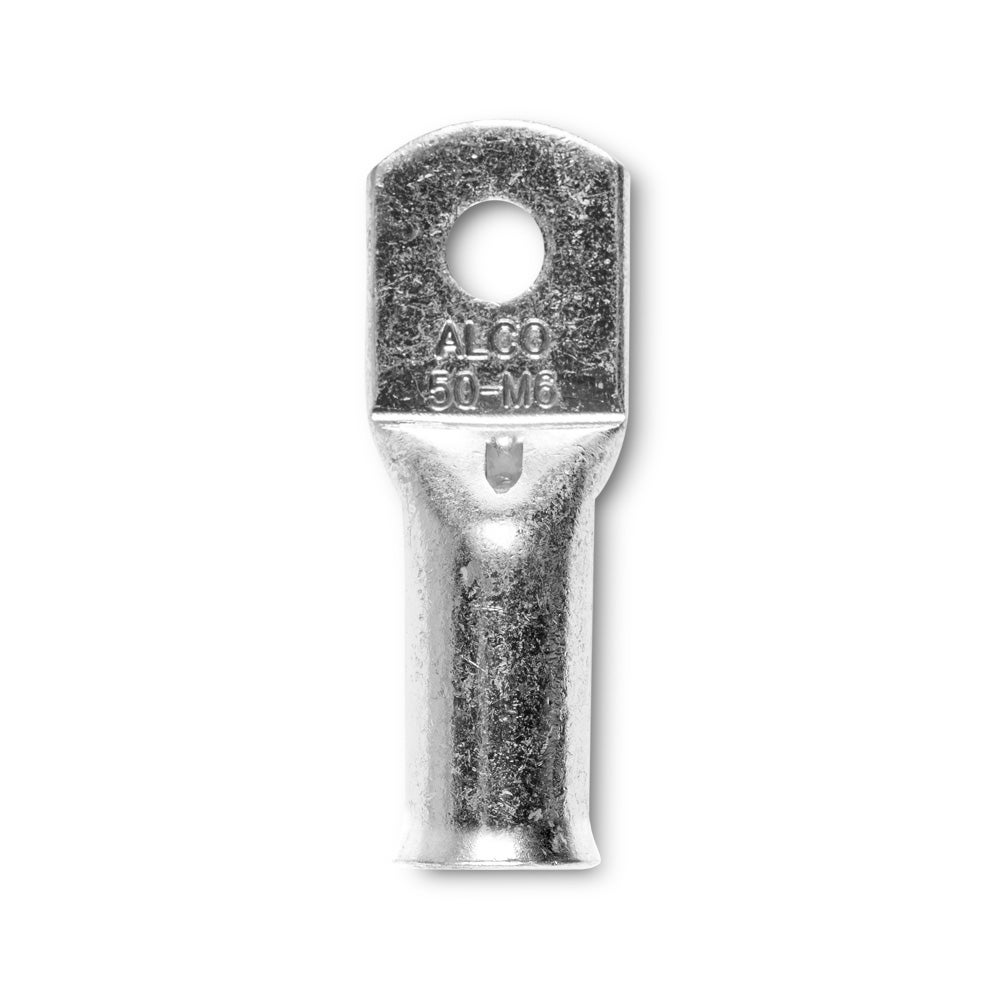 Crimp Lug Copper Bell Mouth Non-Insulated 50mm² M6 Stud | Alco