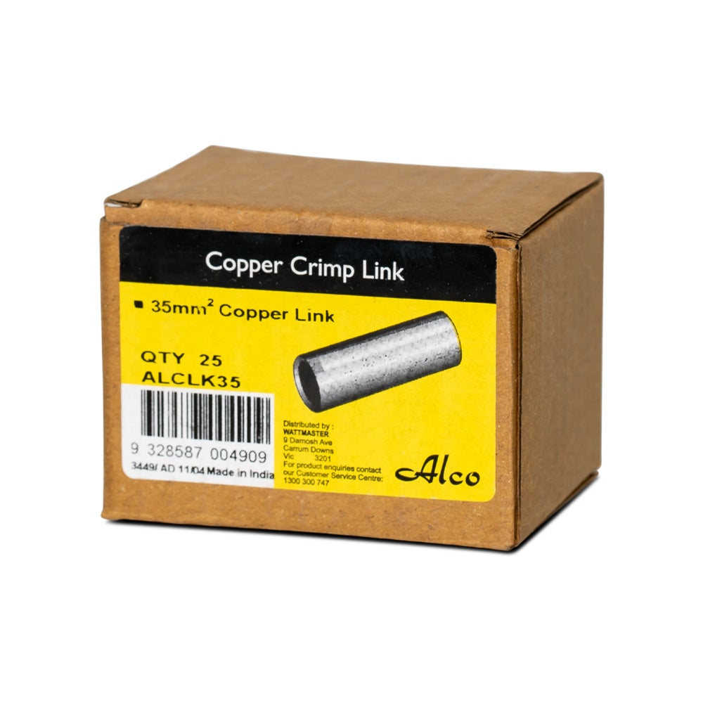 Crimp Link Standard Non-Insulated Copper 35mm² - 35mm² | Alco