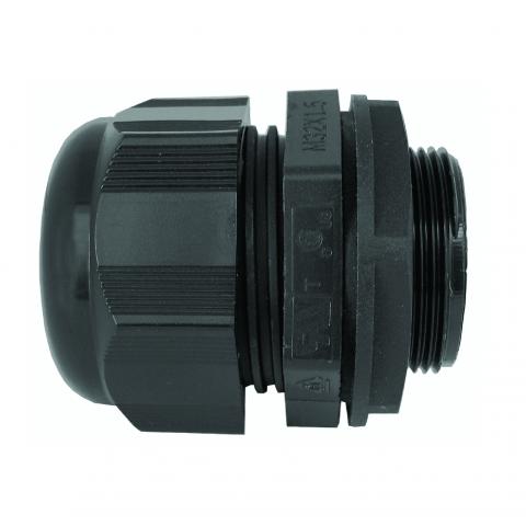 Cable Gland Nylon M20 Cable Diameter 10-14mm IP66/68 With Locknut | Alco