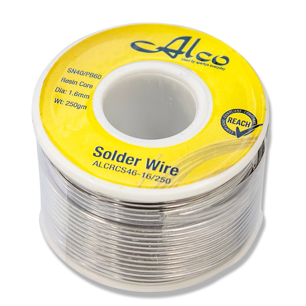 Resin Core Solder SN40/PB60 Diameter 1.6mm 250g Reel | Alco