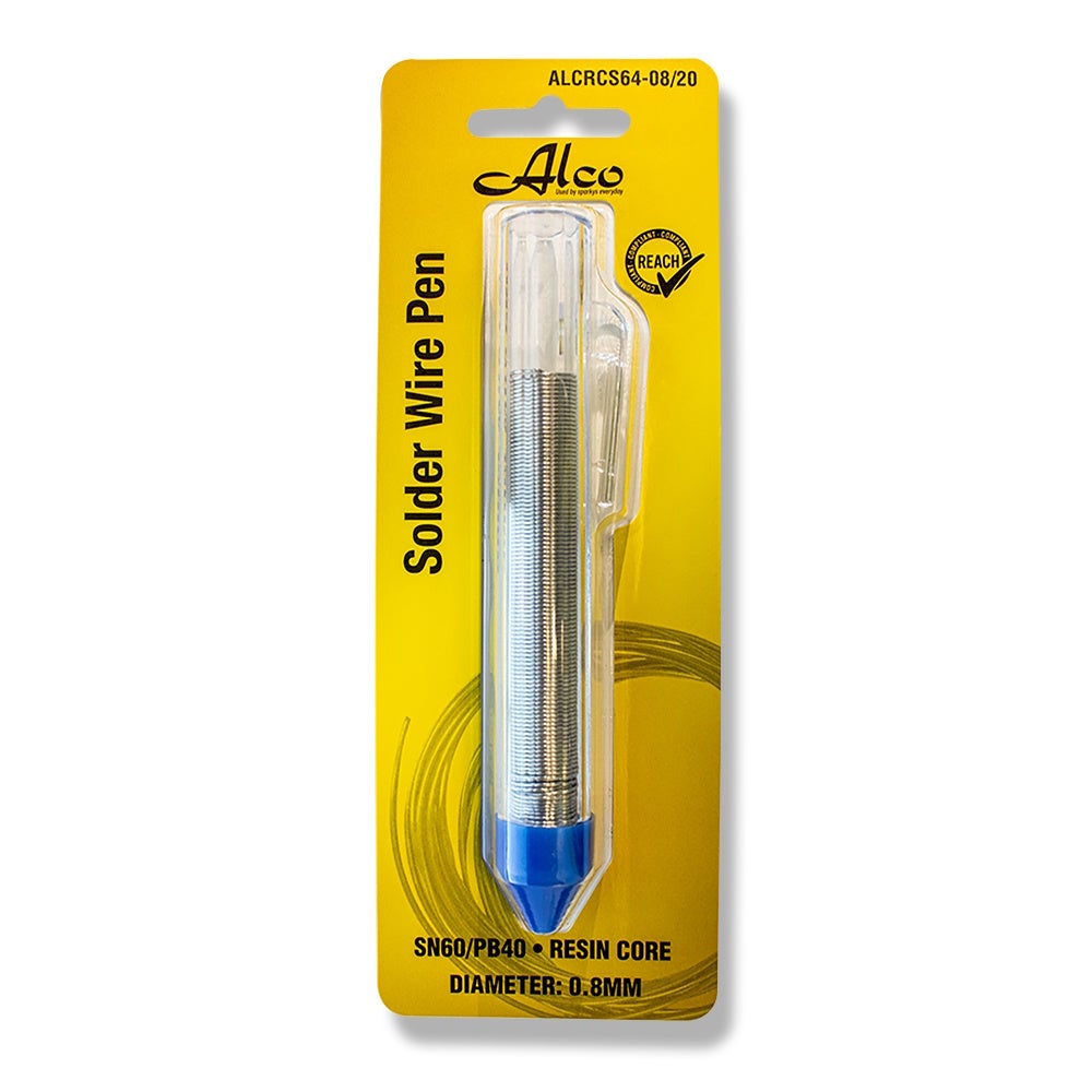 Resin Core Solder SN60/PB40 Diameter 0.8mm 20g Pen | Alco