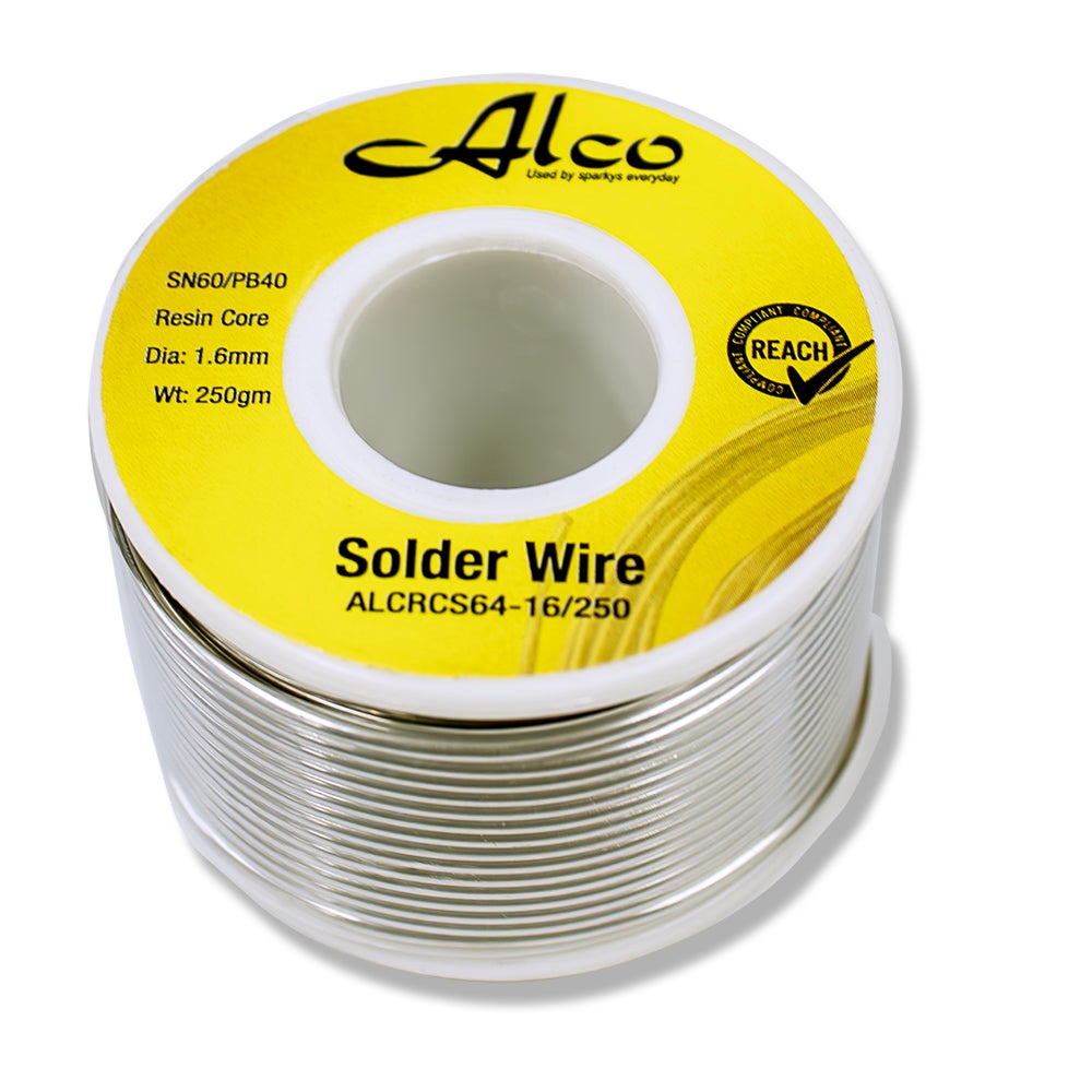 Resin Core Solder SN60/PB40 Diameter 1.6mm 250g Reel | Alco