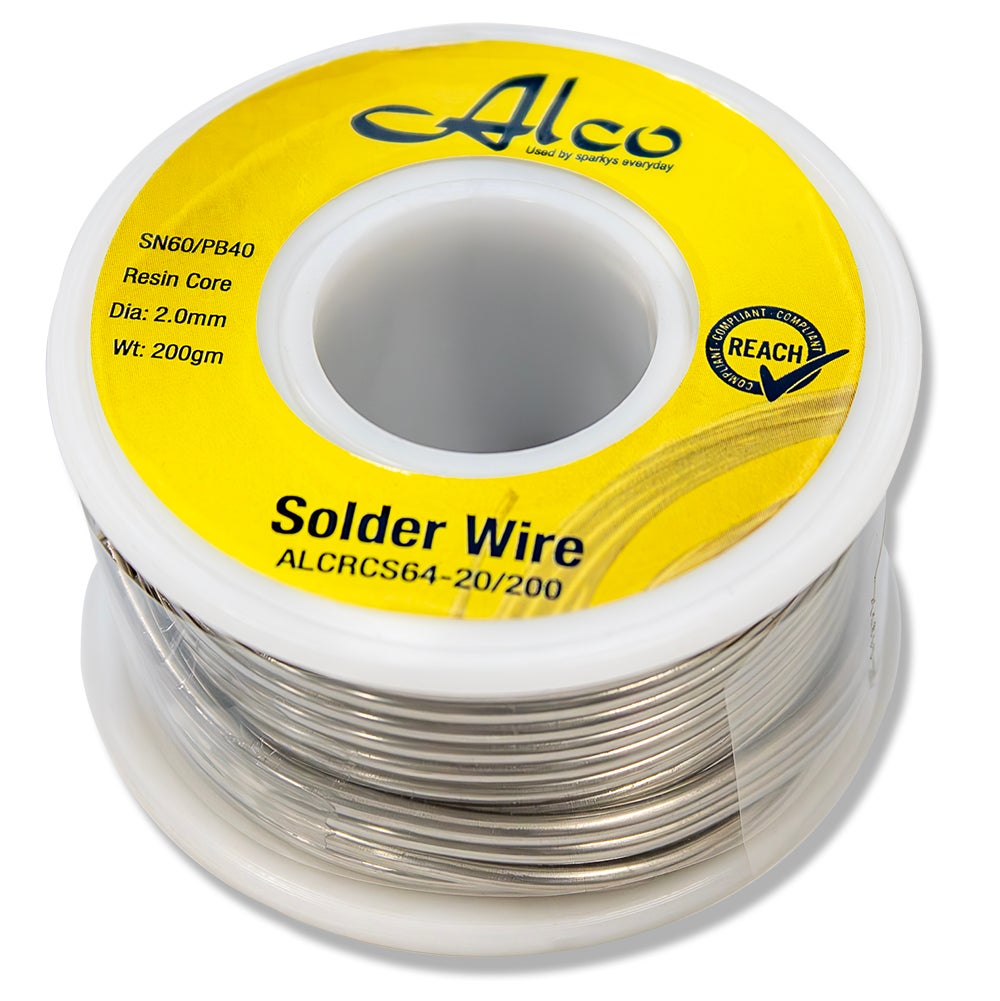 Resin Core Solder SN60/PB40 Diameter 2mm 200g Reel | Alco