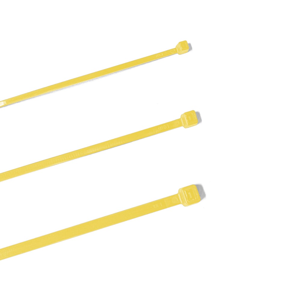 Nylon Cable Tie 200mm x 4.6mm Standard Duty Yellow 100 Pack | Alco