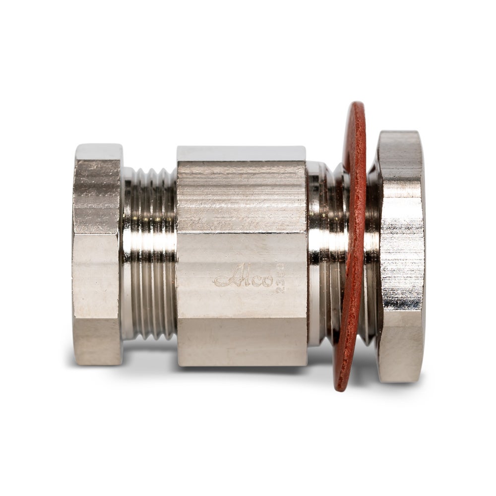 Cable Gland Brass Weatherproof M16 Unarmoured Cable Diameter 5-10mm | Alco