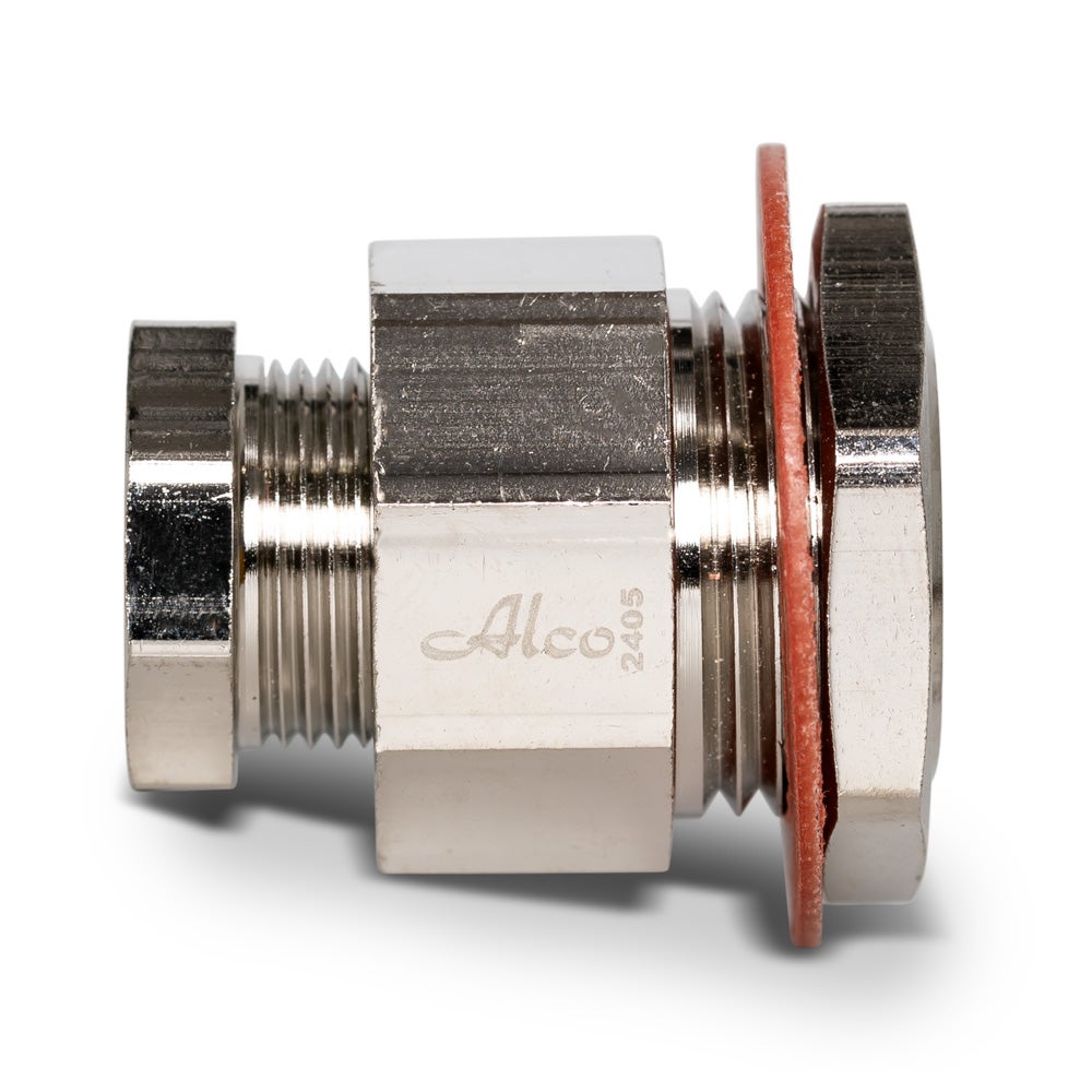 Cable Gland Brass Weatherproof M20 Unarmoured Cable Diameter 5-10mm | Alco